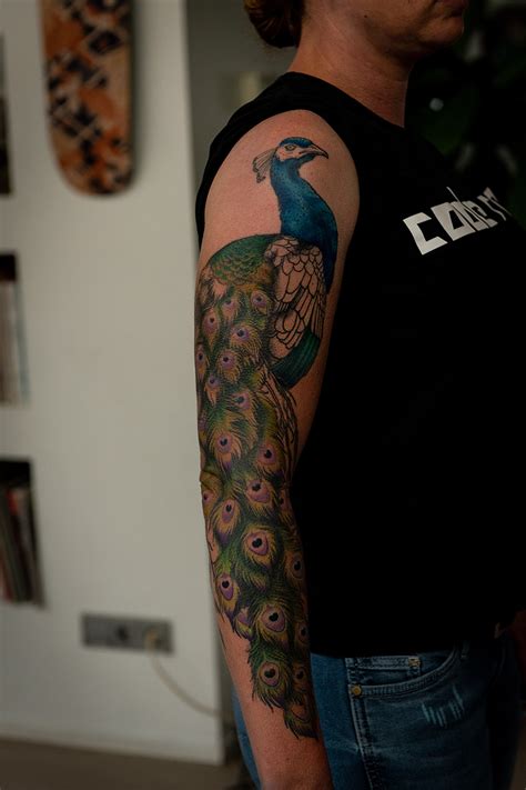 Full Peacock Tattoos
