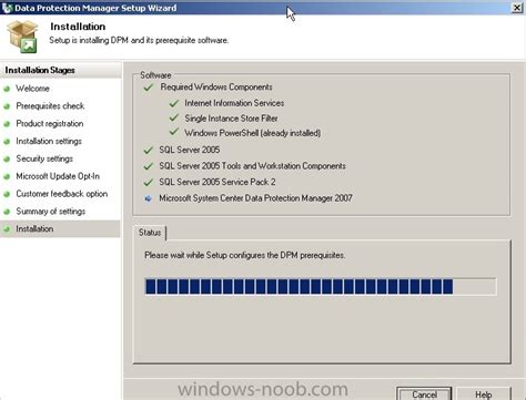 Installing System Center Dpm System Center Data Protection Manager