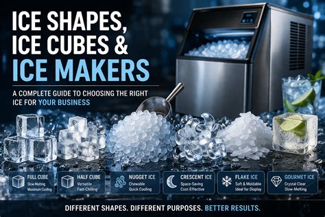 Types Of Ice Cubes And Ice Makers Complete Commercial Guide For 2026
