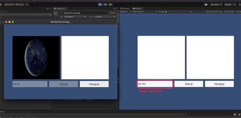 Bidirectional Sample Unity Render Streaming 310 Exp9