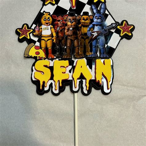 Five Nights At Freddys Cake Topper Fnaf Depop