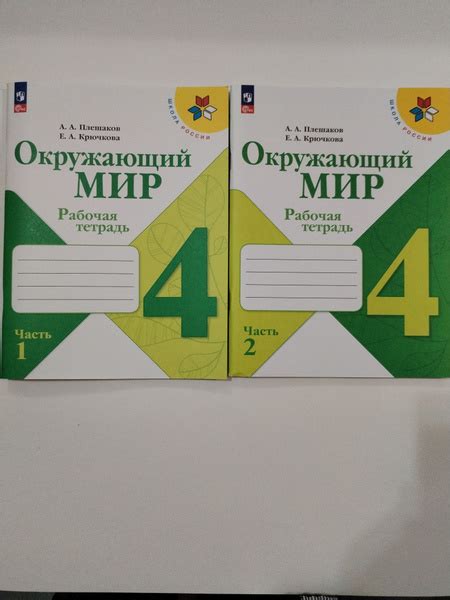 Окружающий мир 4 класс рабочая тетрадь в 2 х частях А А Плешаков Школа России 2024г купить с