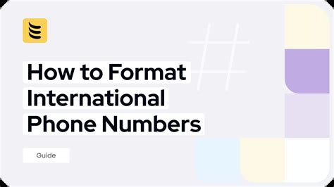 Guide On How To Format International Phone Numbers Idt Express