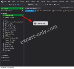 Create A Simple Ssis Data Flow Integration Services