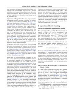 Scalable Discrete Sampling As A Multi Armed Bandit Problem DeepAI