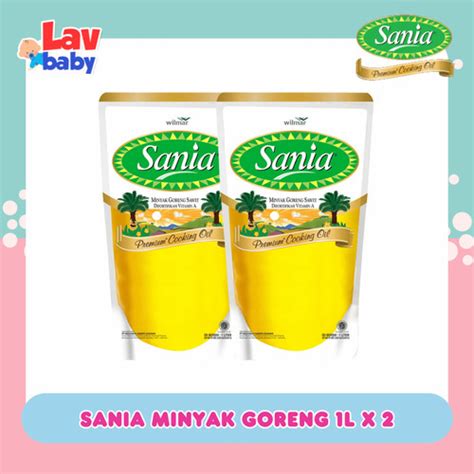 Jual 2L Sania Minyak Goreng Cooking Oil 2L 2 Liter 1L X 2 Jakarta