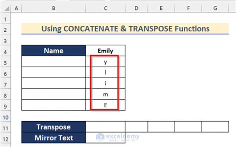 How To Mirror Text In Excel Easy Ways ExcelDemy