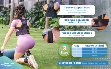 Best Posture Corrector For Men And Women Hsa Fsa Eligible Free
