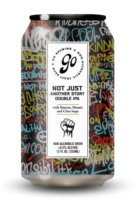 Not Another Story Double Ipa Non Alcoholic By Go Brewing Na Beer