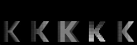 Letter K Initial Monogram Logo Icon Geometric Vector Image