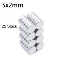 10 Stück Superstarke Magnete Scheibenmagnete 10 Ø X 3 Mm Neodym Magne