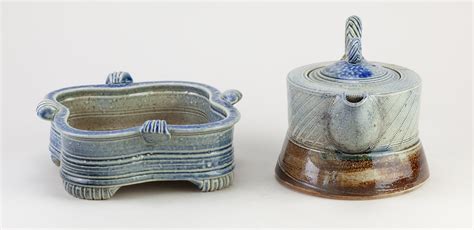 Lot 433 Jane Hamlyn Born 1940 A Salt Glazed