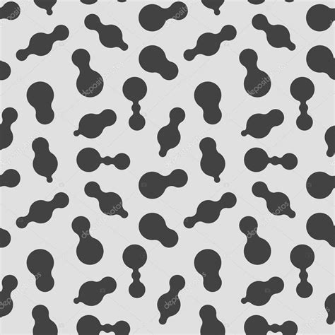 Seamless Background Pattern With Metaball Stock Vector Image By