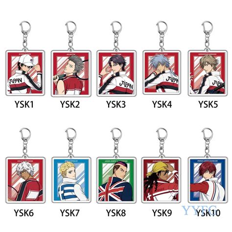 พวงกุญแจอะคริลิค รูปเจ้าชายเทนนิส Echizen Ryoma Tezuka Kuni Kunimitsu
