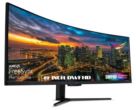 Acer EI491CR 49 Inch 1800R Curved DFHD 3840 X 1080 VA Monitor At 47000 Piece Acer Monitor