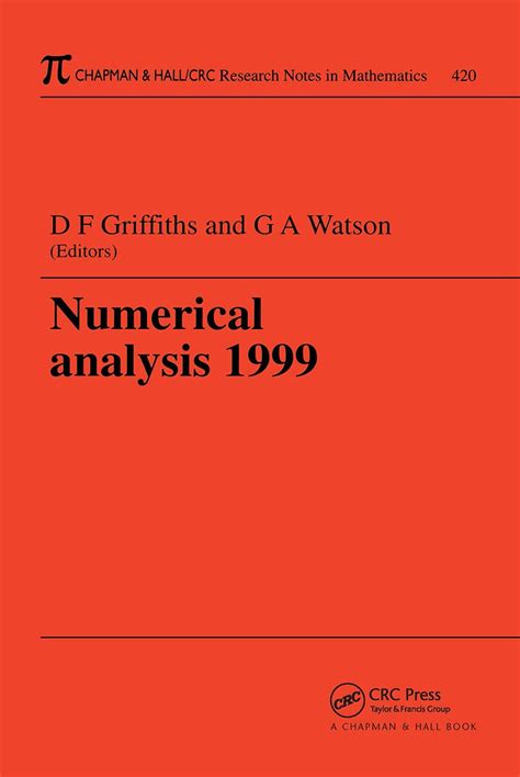 amazon numerical analysis 1999 chapman and hall crc research notes in
