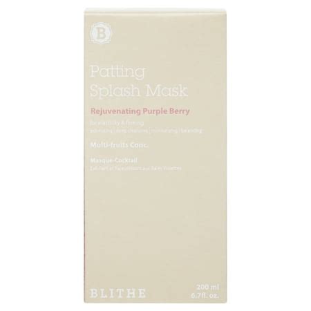 Blithe - Blithe Rejuvenating Purple Berry Patting Splash Facial Mask ...
