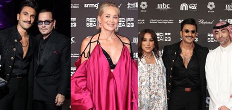 Ranveer Singh Graced By Sharon Stone And Johnny Depp At Red Sea Film