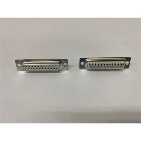 D SUB D型接頭 D型連接器 焊接式25PIN 母頭 蝦皮購物