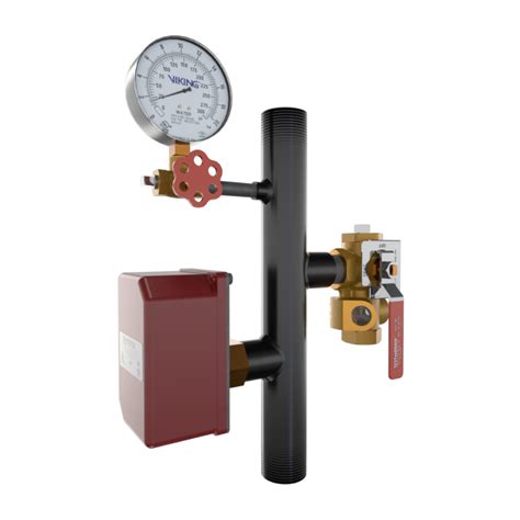 Viking® 15235d Easypac Residential Riser Assembly With Test And Drain —