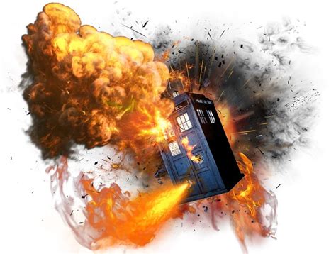 Doctor Who Exploding Tardis