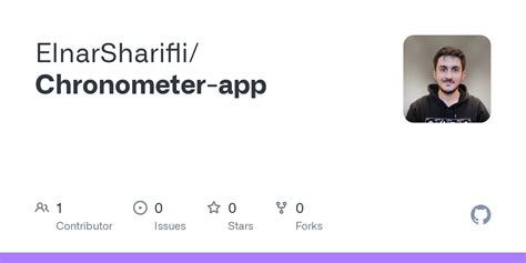 GitHub ElnarSharifli Chronometer App