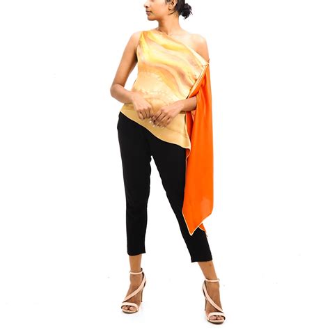 Silk Poncho Top Who We Are