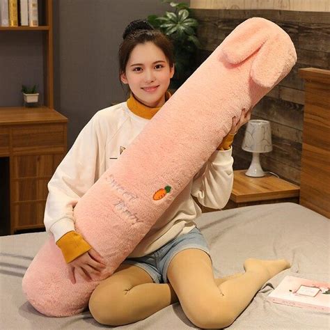 Long Fluffy Animal Body Pillow Plushies Kawaiies
