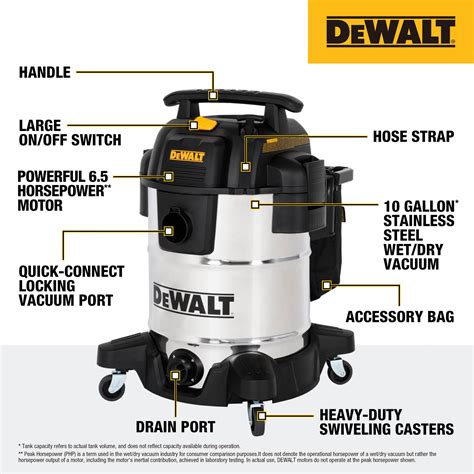 Dewalt 10 Gallon Stainless Steel Wetdry Vac Manual At Chloe Bergman Blog