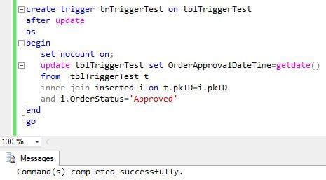 Sql Server Trigger After Update For A Specific Value