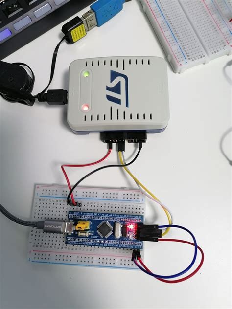 about st link v3set and stm32f103c8t6 clone develo