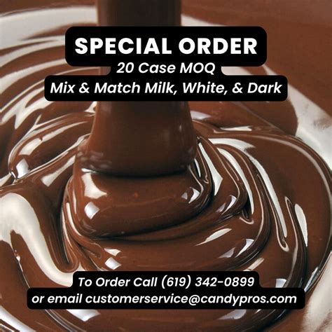 Milk Chocolate Melting Wafers 45lb Case Candy Pros