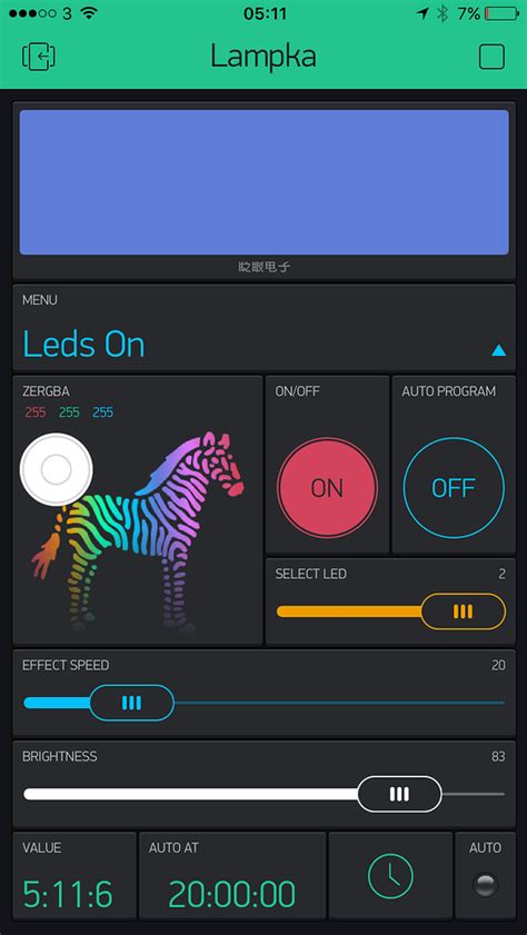 ESP WS B Cool Desk Lamp Projects Made With Blynk Blynk Community