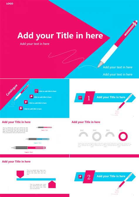 文艺唯美商务ppt模板下载 唯美 图客巴巴