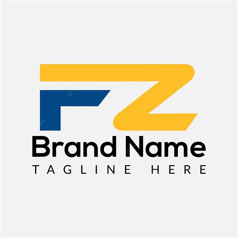 Premium Vector Abstract Fz Letter Modern Initial Lettermarks Logo Design