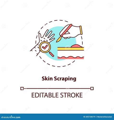 Outline Scraping Vector Icon Isolated Black Simple Line Element