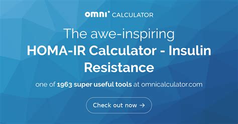 Homa Ir Calculator Insulin Resistance