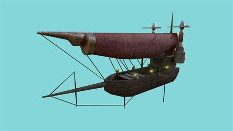 Steampunk Airship 03 3d Model By Gsommer