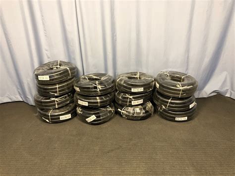 13x Split Plastic 10m Long Flexible Conduit Black Auschoice