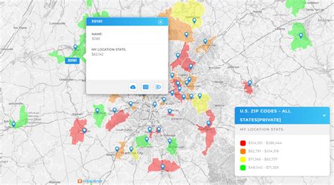 How To Make A Zip Code Heat Map In Easy Steps Mapline