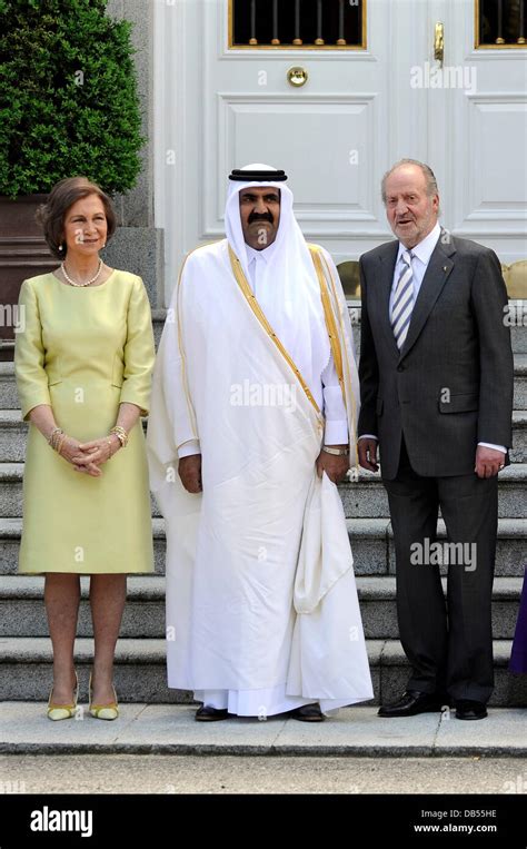 Queen Sofia Sheikh Hamad Bin Khalifa Al Than King Juan Carlos The