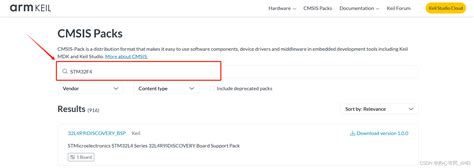 如何下载在官网下载和安装stm32芯片的 pack文件（以stm32f4系列为例） stm32 pack csdn博客