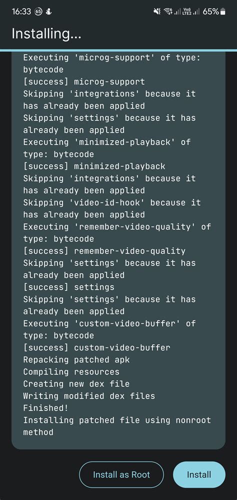 Stuck After Successfully Patching And Installing · Issue 67 · Revancedrevanced Manager · Github