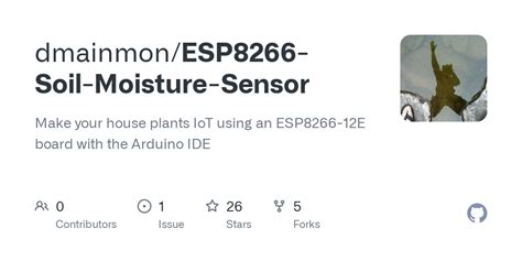 Github Dmainmon Esp Soil Moisture Sensor Make Your House Plants Iot Using An Esp E