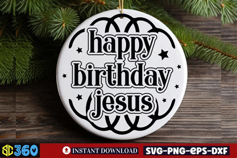 Happy Birthday Jesus Svg Graphic By Craftart · Creative Fabrica