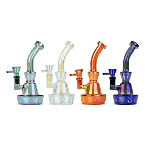 Red Eye Tek 8 Tall Metallic Terminator Finish Bubbler W Direct Inject Perc Bc Extract Supply