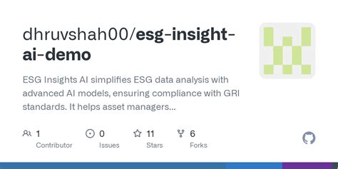 Github Dhruvshah Esg Insight Ai Demo Esg Insights Ai Simplifies Esg Data Analysis With