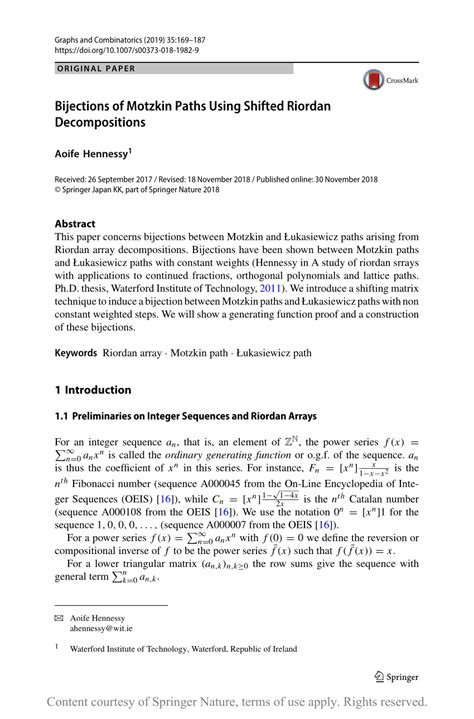Bijections Of Motzkin Paths Using Shifted Riordan Decompositions