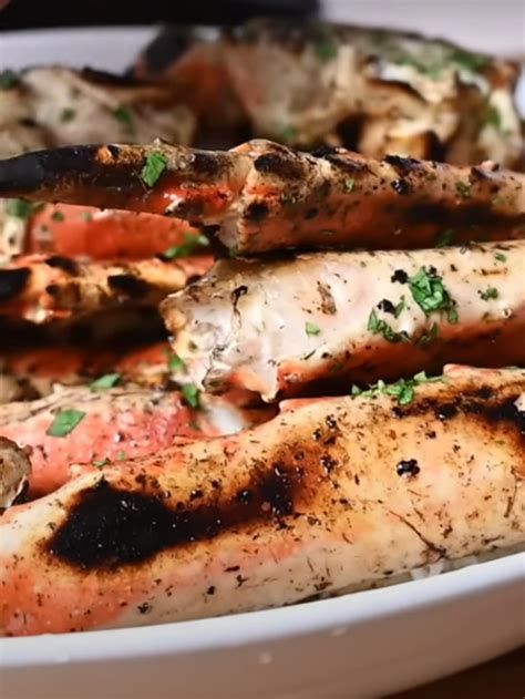 Flavored Grilled Crab Legs Recipe Beyond The Bayou Blog
