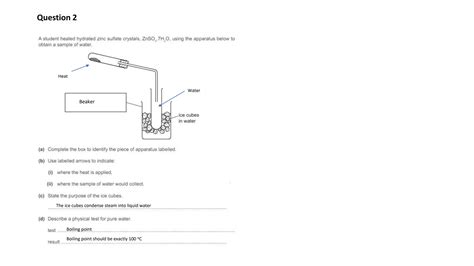Grade 8 Igcse Practice Questions Separation And Purificationpptx